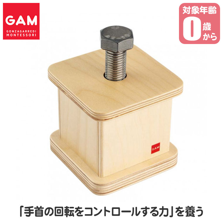 対象年齢 : 0歳以上 パッケージサイズ : 445×228×255（高さ）mm GAM ねじ回し 1MM293 Gonzagarredi（GAM）ゴンザガレッディ社は、1925年にイタリアで創設したモンテッソーリ教具のメーカー。 約100...