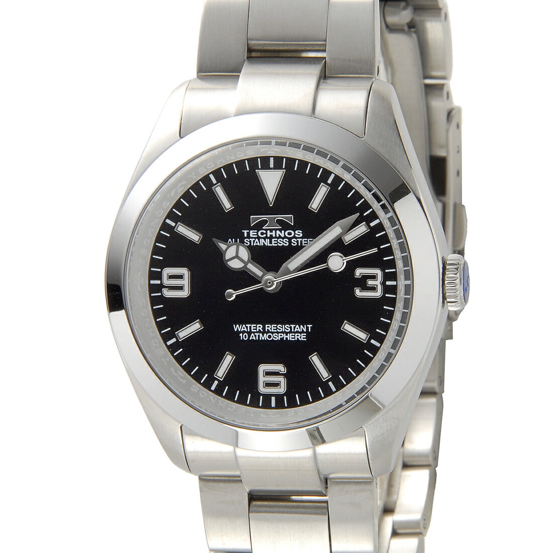 ■商品コード：TSM920SB ■ブランド：TECHNOS (テクノス) ■型番：TSM920SB ■素材：ケース／ステンレス、ベルト／ステンレス ■サイズ：フェイス(HxWxD)：約36x36x10mm(リューズ除く)、腕周り最大：約21...