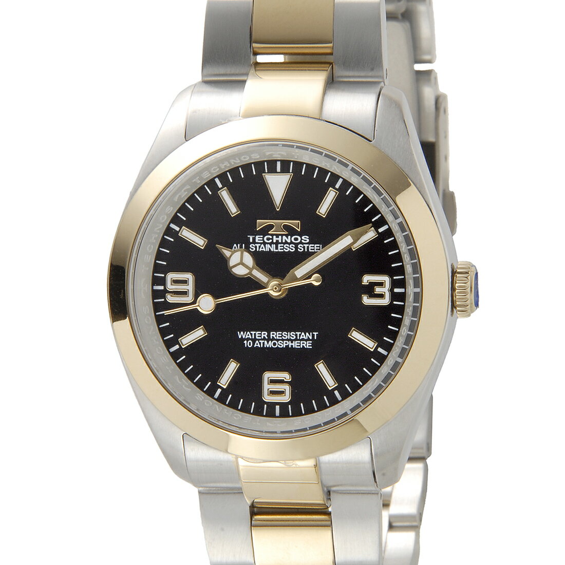 ■商品コード：TSM920TB ■ブランド：TECHNOS (テクノス) ■型番：TSM920TB ■素材：ケース／ステンレス、ベルト／ステンレス ■サイズ：フェイス(HxWxD)：約36x36x10mm(リューズ除く)、腕周り最大：約21...