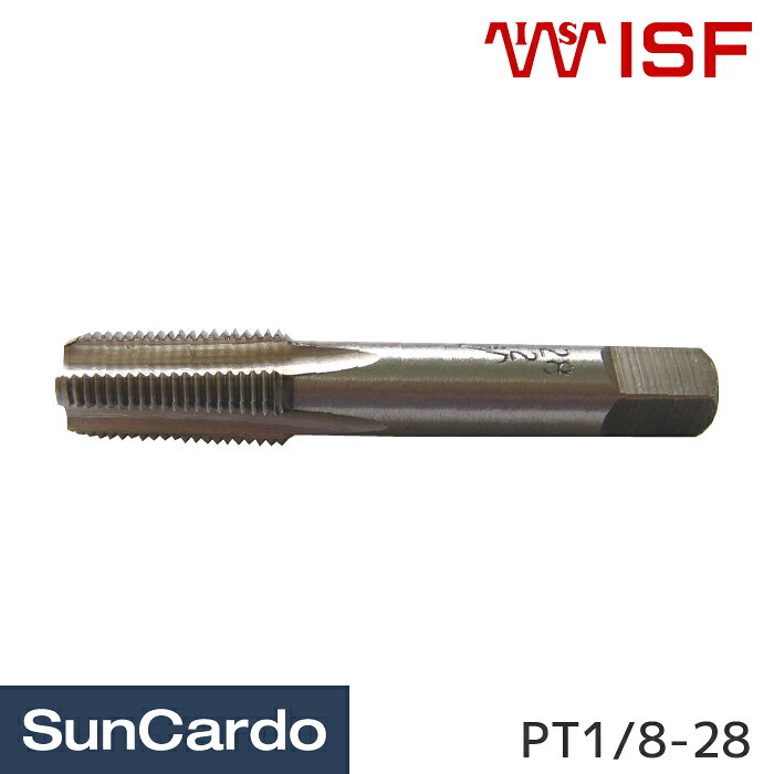 呼び寸法：PT1/8-28 ピッチ：1.34mm 外径：12.30〜13.16mm 全長：55mm ねじ長さ：19mm 材質：SKS(タングステン鋼)