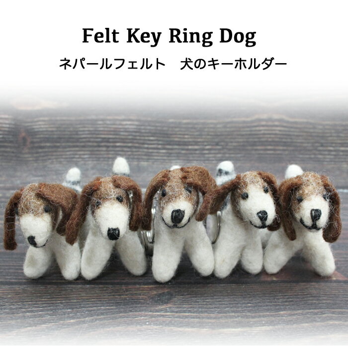商品情報商品説明ハンドメイドの犬のフェルトキーホルダーです。耳がぴょこんとはねてたり、ちょっと丸顔だったり、シュッとした子だったり。それぞれ表情や雰囲気が少しずつ違い、どの子が届くかはお楽しみです。ひとつひとつ手作りで作られています。どの犬...