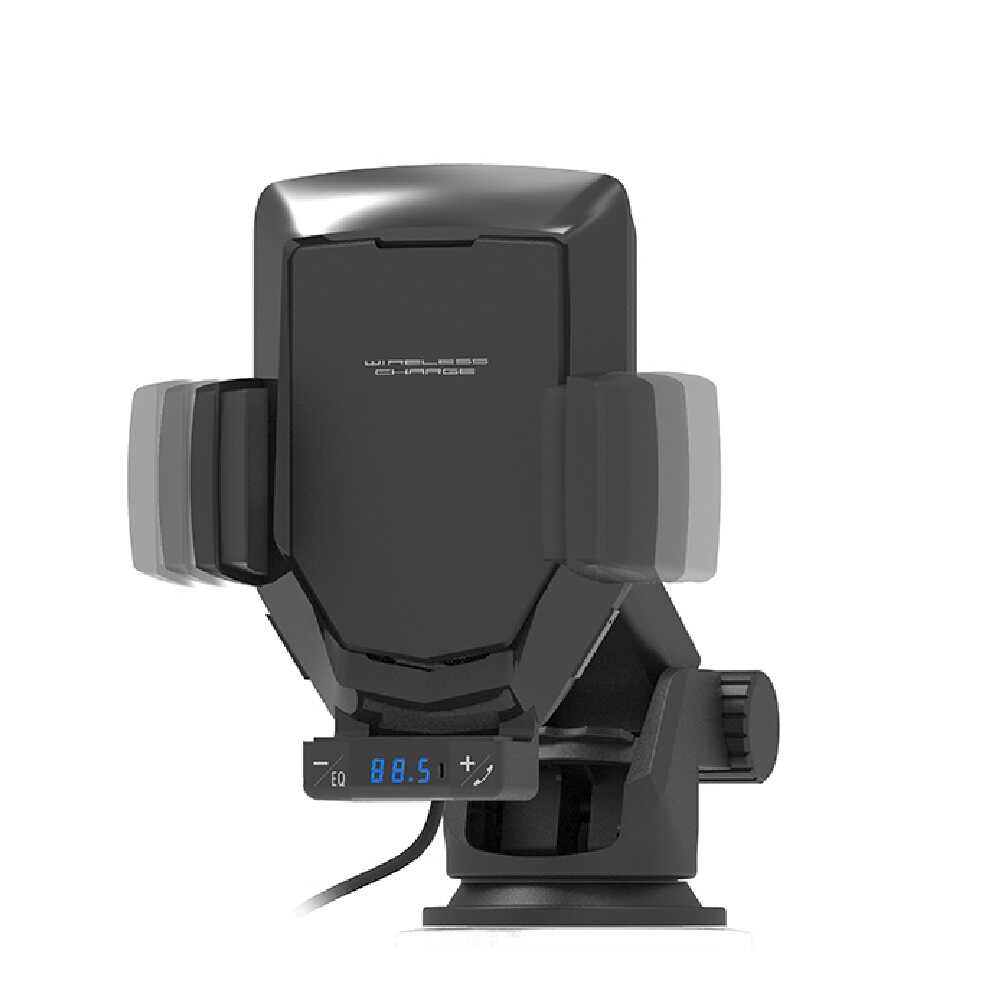 商品説明(製品の特徴)●Bluetooth FMトランスミッター／ハンズフリー通話も搭載したワイヤレス充電＆電動ホルダー。●Bluetooth対応スマートフォンの音楽や動画音声をワイヤレスで受信、カーステレオから聴くことができます。●Blu...