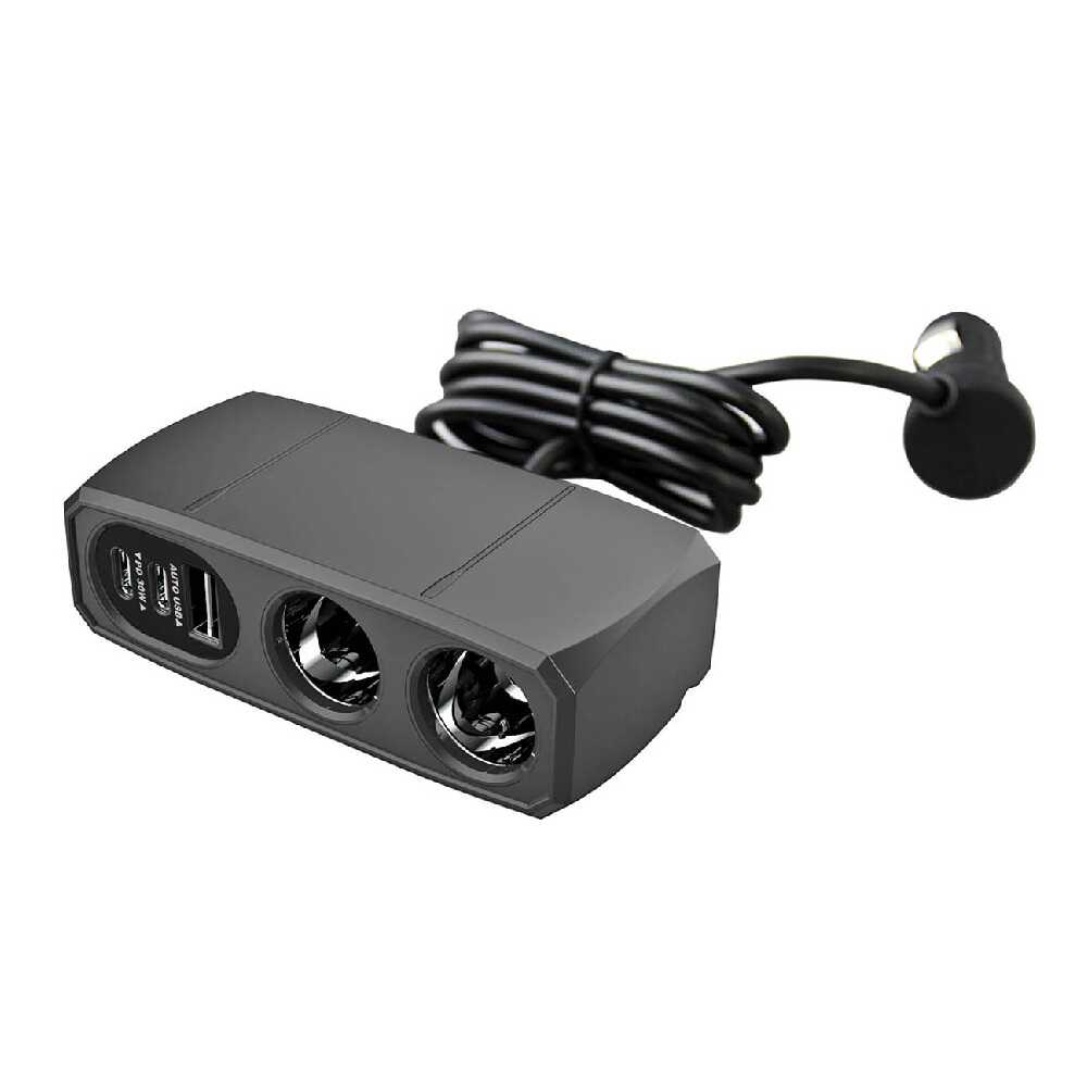 商品説明(製品の特徴)●2つのDCソケット、Type-CとリバーシブルUSB-A合計3ポートを備えたセパレートタイプの増設ソケット。●12／24V両方の電源に対応、トラック等にも使用可能。●USB3ポート合計最大出力72W。●USB PD（...