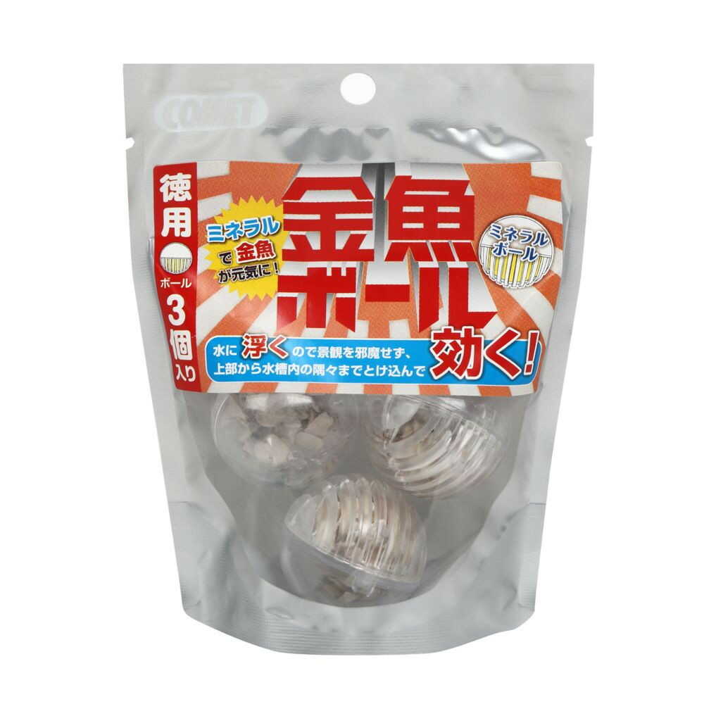 商品説明(製品の特徴)カキガラ入りで水質が安定します。更に岩塩でミネラル供給！徳用の3ヶ入り。浮いているので交換が簡単です!!サイズ10cm×3.5cm×14cm素材／材質スチロール、カキガラ、アンデス岩塩問い合わせ先株式会社イトスイ03-...