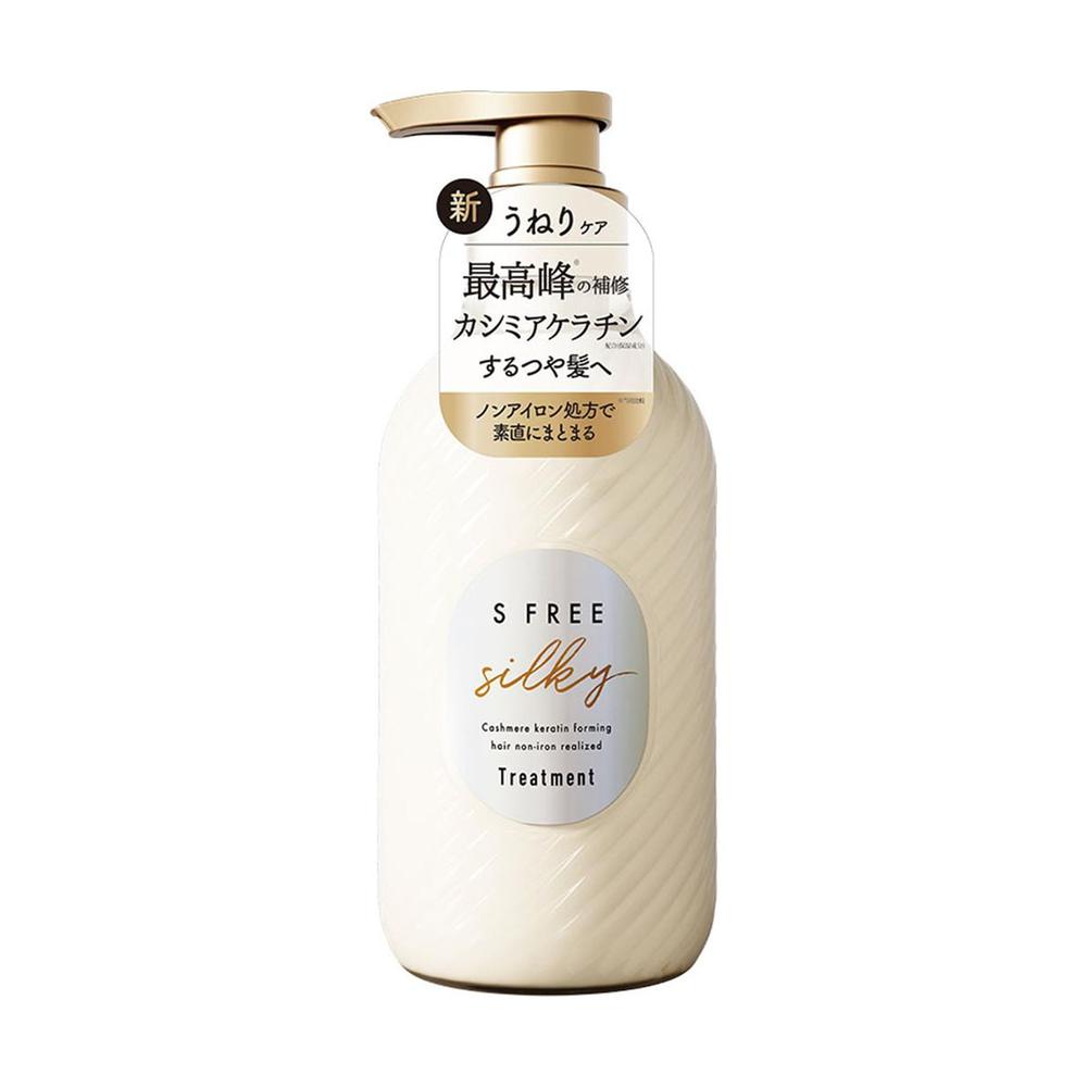 商品説明(製品の特徴)髪のダメージによるうねりストレスをケアする髪質改善トリートメント。ヘアアイロンいらずでスルンとまとまる独自のノンアイロン処方。希少で効果に優れたカシミアケラチン配合。フルーティミュゲの香り。使用上の注意○直射日光の当た...