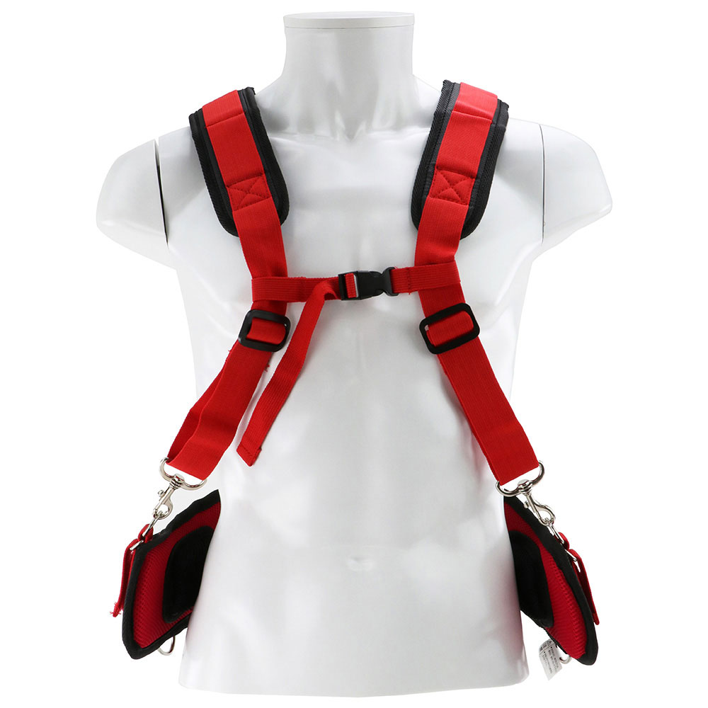 商品説明(製品の特徴)深紅に染まる逸品「紅」シリーズのサポートベルトセットです。腰袋・工具の携帯、腰の負担の軽減。サポートベルトとサスペンダーセットです。裏側メッシュ素材&滑り止め加工です。クッション付きサスペンダーで快適です。●サイズ：約...