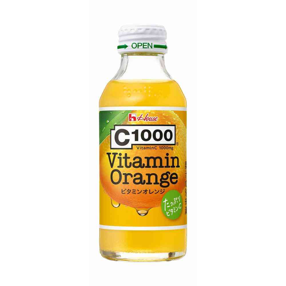 商品説明(製品の特徴)シュワっとしみわたる、爽やかなオレンジ味。ビタミンC1000mg配合。成分／分量1瓶（140ml）当たりエネルギー84キロカロリー、たんぱく質0グラム、脂質0グラム、炭水化物21グラム、食塩相当量0.13グラム、ビタミ...