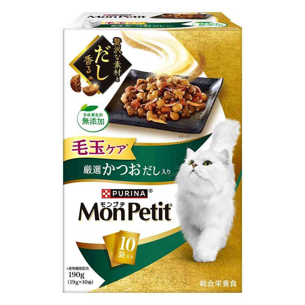 商品説明(製品の特徴)まぐろ、かつおなど、お魚のおいしさがぎゅっと詰まった粒に、厳選した2種のかつお出汁をブレンド。天然の食物繊維を配合し、体内の毛玉を自然に排出するように配慮。合成着色料無添加。成分／分量穀類（とうもろこし、とうもろこした...