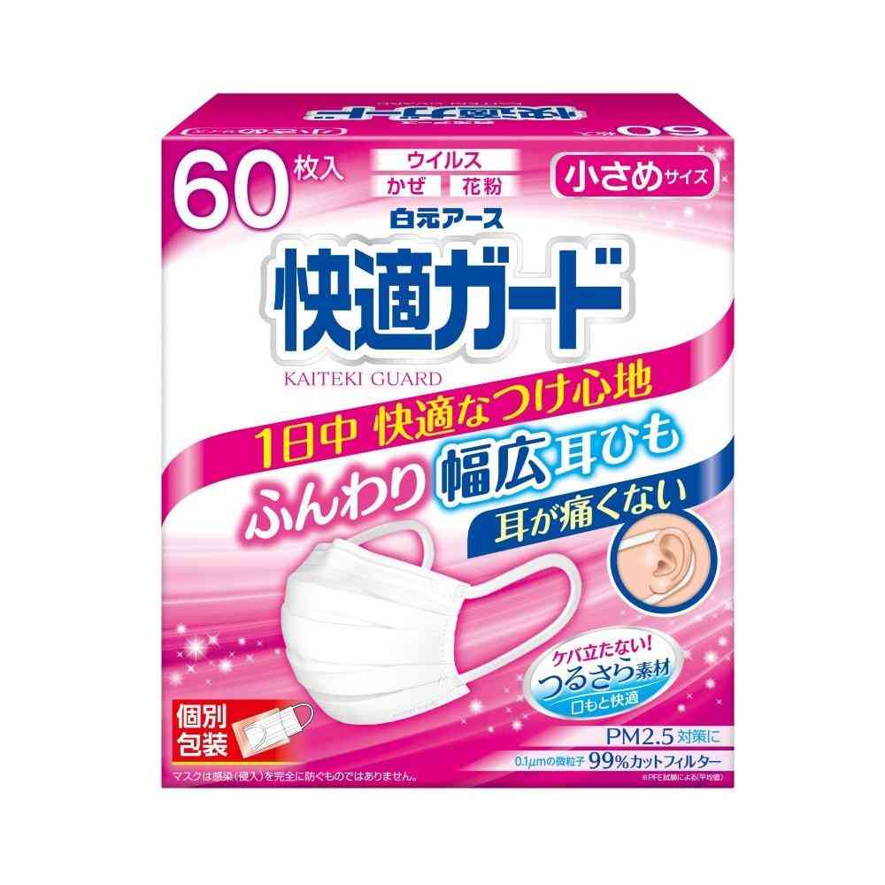 商品説明(製品の特徴)耳が痛くない幅広耳ひもと、肌ざわりがよく、1日着用してもケバ立たない口もとつるさら素材で、1日中快適なつけ心地。0.1μmの微小粒子カットの不織布フィルター。個別包装タイプ。使用上の注意●本品は有害な粉塵・ガス等を防ぐ...