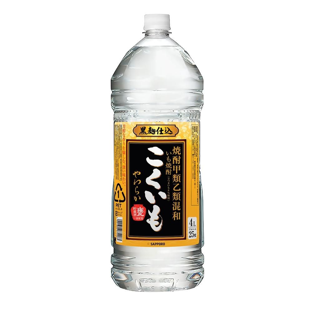 ■商品説明(製品の特徴)いも焼酎、さつまいも8％使用。甕（かめ）貯蔵酒一部使用、黒麹仕込で「こくいも」の中身特徴をベースに、乙比率を下げることでより飲みやすい味わいを実現しました。■原材料焼酎甲類（国内製造）90％（糖蜜）、焼酎乙類10％（...