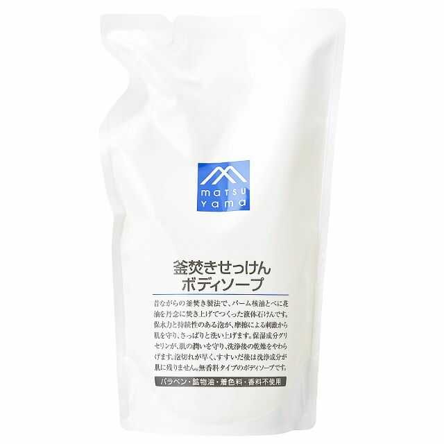 ■商品説明（製品の特徴） ●肌のベタつきが気になる方や石けんボディソープを初めて使う方におすすめ。●釜焚き製法で焚き上げたパーム核油とべに花油の液体石けんです。●ラウリン酸とオレイン酸をおもな組成とするパーム核油の石けんは、豊かな泡立ちで肌...