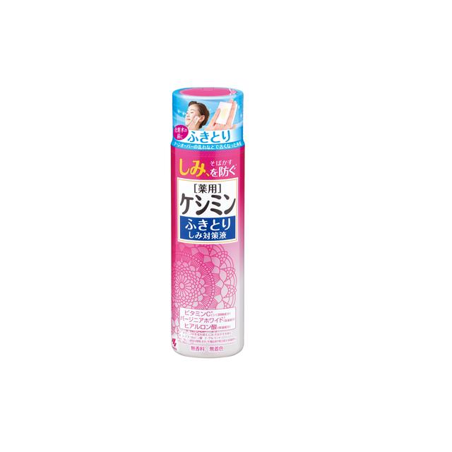 商品名ケシミン　ふきとりしみ対策液 内容量160ml 商品説明（製品の特徴）化粧水の前に使用する、ふきとり対策液。ターンオーバーの乱れなどによって古くなった角質をふきとり、シミ対策成分がお肌に浸透。シミ対策成分である「ビタミンC誘導体」が角...