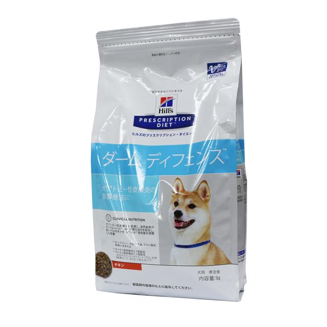 商品名犬用　ダームディフェンス　1kg 内容量1kg 商品説明（製品の特徴）環境刺激や犬アトピー性皮膚炎時の免疫反応を栄養学的に管理します 目安量/お召し上がり方パッケージ裏面記載の通り 使用上の注意獣医師の診察・指示のもとで与えてください...