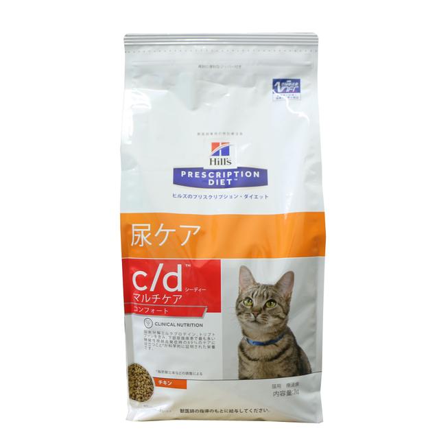 商品名猫用　c/dマルチケア（コンフォート）尿ケア　2kg 内容量2kg 商品説明（製品の特徴）ストルバイト尿石、シュウ酸カルシウム尿石形成、および特発性膀胱炎に配慮 目安量/お召し上がり方パッケージ裏面記載の通り 使用上の注意獣医師の診察...