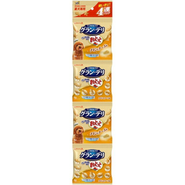 商品名グラン・デリ　ワンちゃん専用おっとっと　4連パック　チキン＆チーズ味24g内容量24G商品説明手軽に試しやすい4連パック新発売製造販売会社（メーカー）ユニ・チャーム広告文責株式会社サンドラッグ電話番号:0120‐009‐368JANコ...