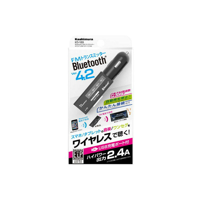 ■商品説明（製品の特徴） コンパクトデザインでシンプル操作！スマホ／タブレットの音楽／ワンセグを気軽にワイヤレスカーエレクトロニクス　携帯電話　その他関連用品　カーアクセサリー　携帯電話　スマートフォンアクセサリ　トランスミッター■問合せ先...