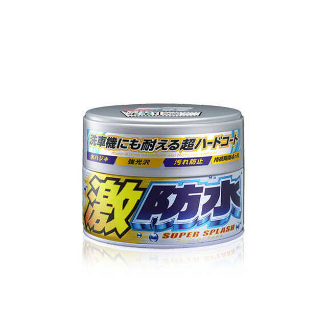 ■商品説明（製品の特徴） コーティング剤を凌ぐほどに強力な撥水力が特長の高機能ワックスです。驚異の撥水＆防水機能を発揮。アルカリ性洗剤にも冒されず、かるく洗車10回以上に耐えます。ノーコンパウンドタイプワックス　固型タイプ　洗車　お手入れ用...