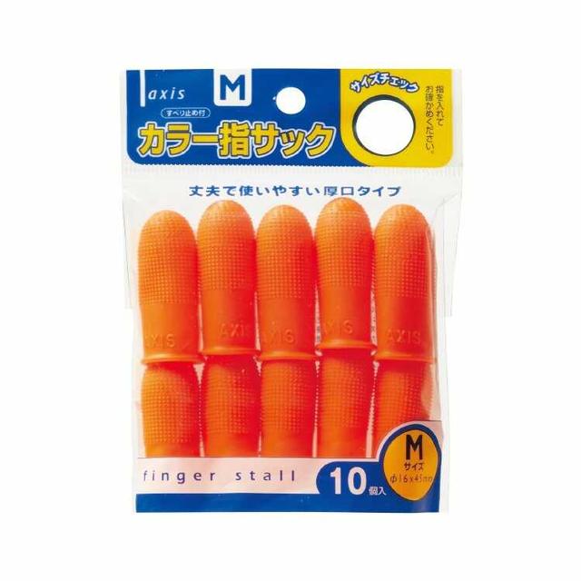 ■商品説明（製品の特徴） 天然ゴムで丈夫で使いやすい厚口タイプの指サックです。丈夫で使いやすい指サック。・Mサイズ10ヶ入り。指サック■材質 天然ゴム■サイズ 内寸φ16XH45mm■問合せ先 株式会社デビカ電話番号：052‐794‐957...