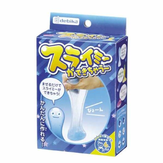 ■商品説明（製品の特徴） 混ぜるだけで簡単にスライミーが出来るキット商品です。・計量は必要なし、2つの液を混ぜるだけでスライミーができちゃう!・パッケージに目玉がついてるよ! 　・ぐにょぐにょとのばしたり、まるめたり、絵の具で色をつけてみた...