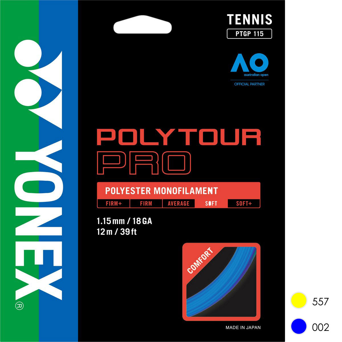 ●腕やひじに優しいソフトフィーリング。　プロからの信頼も厚いロングセラーモデル。　●構造：モノフィラメント　※新パッケージより打球感の分類方法を変更しており、旧パッケージの打球感の表記と異なることがございますので予めご了承ください。性能につ...