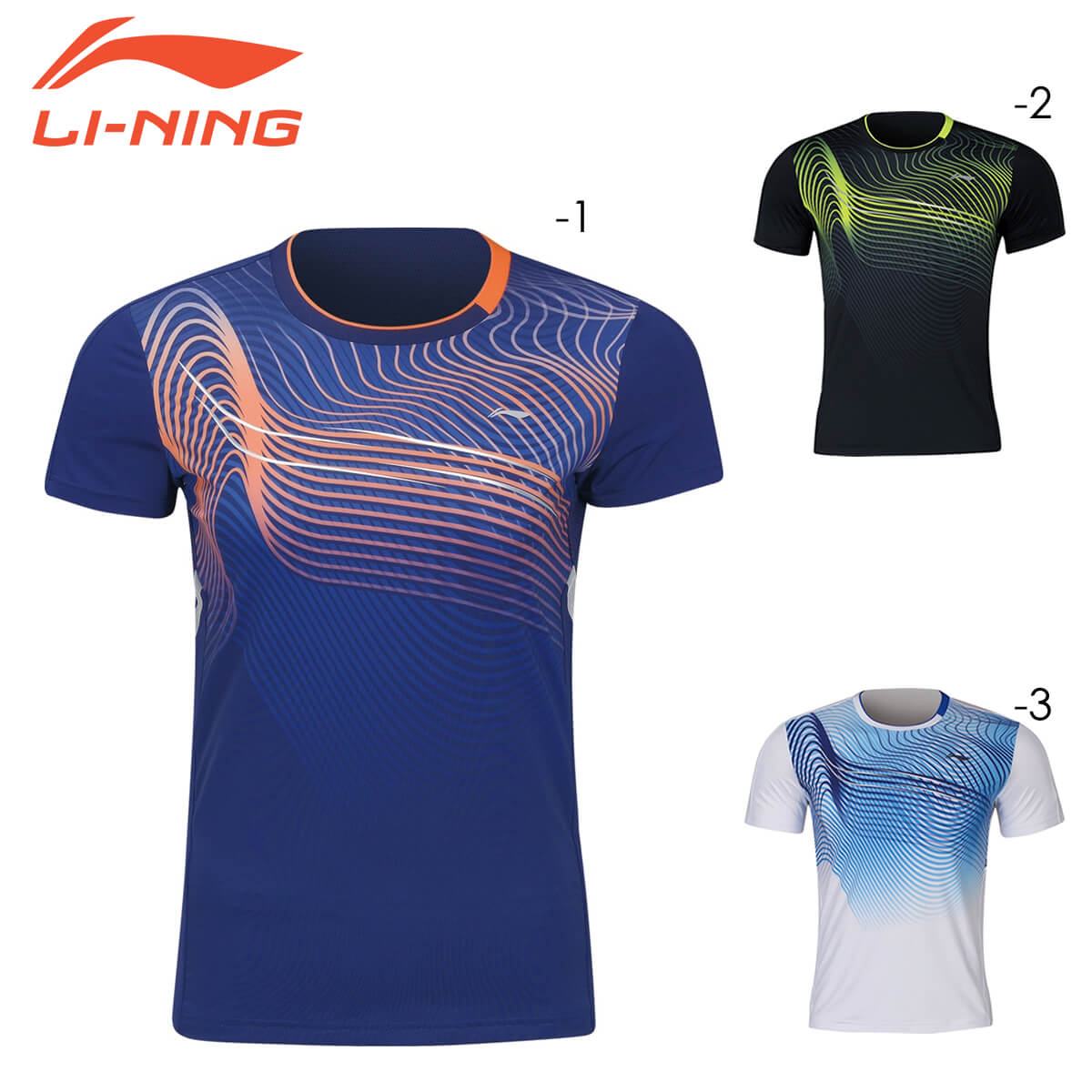 ■素材 ポリエステル、ポリウレタン ■カラー3色　-1.パープルネイビー、-2.ブラック、-3.ホワイト ■サイズ S、M、L、XL、2XL、3XL 　 ※日本バドミントン協会審査合格品 メール便対応可 こちらの商品はメール便での発送 (全...