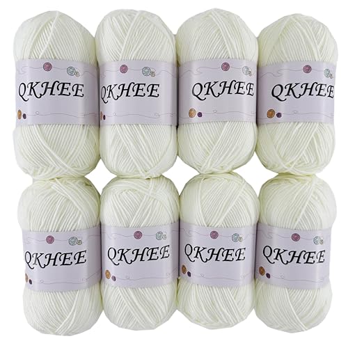 アイボリー/-/-・Color:アイボリー・パッケージ個数:1・素材: コットン60％、アクリル40％　 柔らかく肌触りが良い，色が鮮やかで ，色落ちしにくく、毛羽立ちやボールができにくい素材です太さ：合太（約1.8mm）