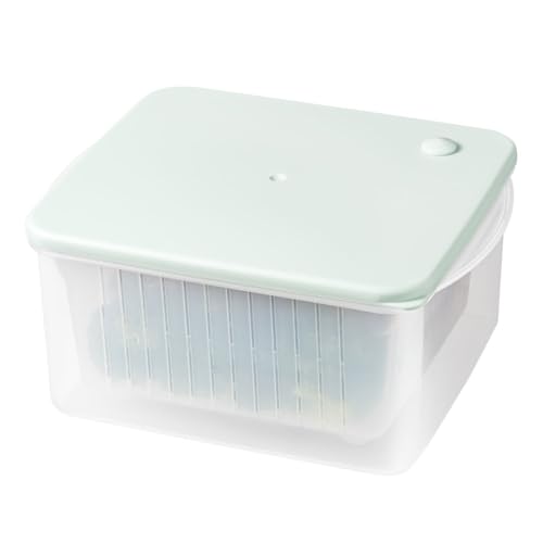 蒸し器(ザル付き) グリーン/ワンサイズ/NIM-387-GR・Color:蒸し器(ザル付き) グリーン・パッケージ個数:1・サイズ（約）幅18cm×奥行14.4cm×高さ8.5cm 重量（約）206g・材質ポリプロピレン 原産国日本備考耐...