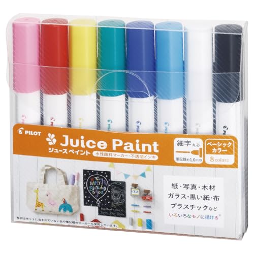 細字ジュース 8色/-/SJP160FN8C・Color:ジュース 8色・パッケージ個数:1・マーカー・ジュースペイント・F・8CSJP160FN8C