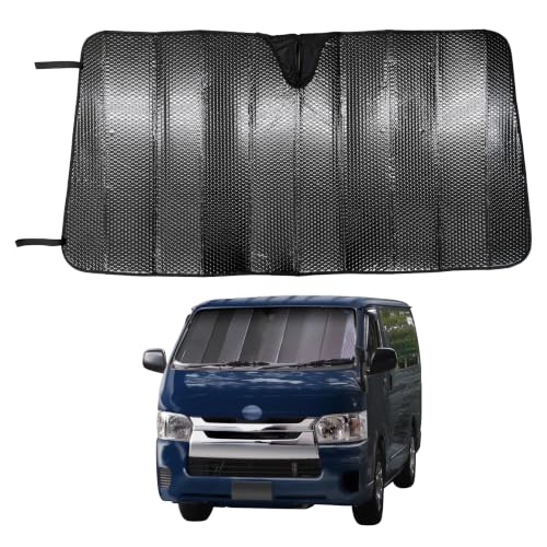 カーボン/シルバー/ハイエース TRH2## KDH2##/SA258・Size:ハイエース TRH2## KDH2##・パッケージ個数:1・車種別専用・専用サイズで吸盤不要・原材料: ガラスハイエース レジアスエース 2004.8〜専用 ...