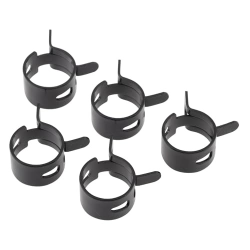 インダストリアルブラック/外径14mm/104-2318・Size:外径14mm・パッケージ個数:1・均等に力を掛けてホースが抜けにくくするホースパワーバンド・対応外径:14mm・スチール製 ■ブラック・5個入りプライヤー等により容易に装着...