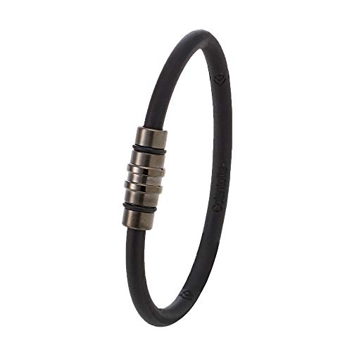 カジュアル スポーティプレミアムブラック/Medium/ABAEF53M・Color:プレミアムブラックSize:Medium・パッケージ個数:1・サイズ:17.5cm、重量:13.5g・クレストシリーズの腕用タイプ・160mT希土類永久磁...