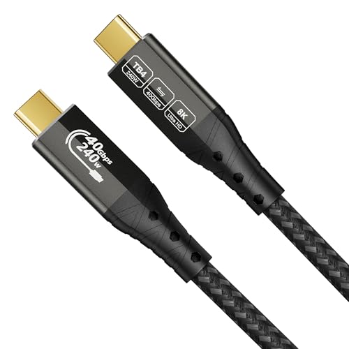 -/05m*1/Z-W0406・Size:05m*1・多機能データケーブル： ZIKNYDO USB 4ケーブルはThunderbolt 4に完全対応し、単一のインターフェースで高速データ転送、ビデオ出力、充電機能を実現し、利便性を大幅に向...