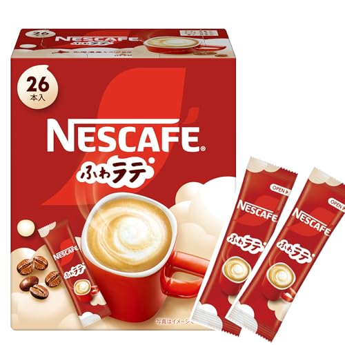 -/26杯分/-・FlavorName:ふわラテSize:26杯分・パッケージ個数:1・ミルクとコーヒーのバランスが絶妙なカフェラテ。・きめ細やかなふわっとした泡とまろやかな口当たりをお楽しみいただけるスティックタイプのコーヒーです。・北海...