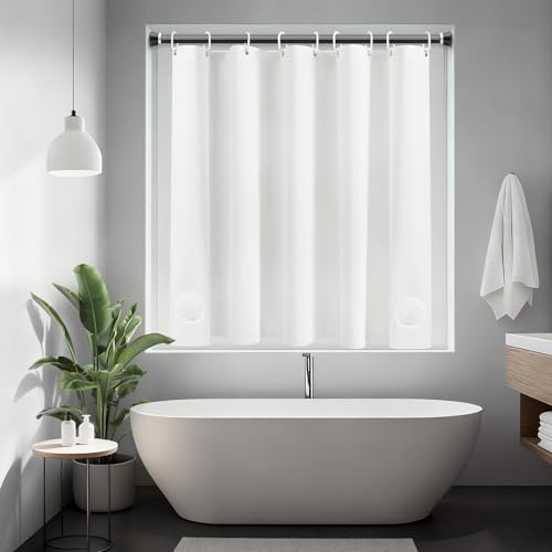 シンプルホワイト/丈80 cm x 幅140 cm (1枚組)/-・Color:ホワイトSize:丈80 cm x 幅140 cm (1枚組)・パッケージ個数:1・防水防カビ加工PEVAを採用、100%防水効果があります。防カビ処理済みでい...