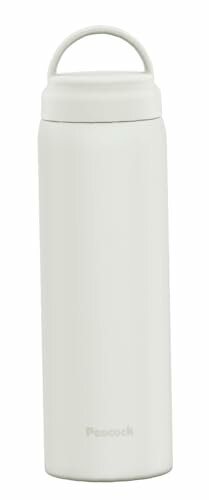 水筒ホワイト/600 ml/AKZ-60 W・パッケージ個数:1・サイズ(約):7.2×7.2×24.8cm・本体重量(約):0.28kg・素材・材質:内びん/ステンレス鋼、せん/ポリプロピレン、パッキン/シリコーンゴム・生産国:中国真空断...