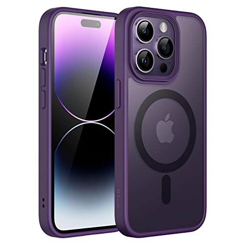 ディープパープル/iPhone 14 Pro 6.1インチ/3972H・Color:ディープパープル・[超マグネット吸着] 磁力で充電器に強力吸着。一度スナップすると、決して滑ることはありません。ウォレット、リングホルダー、パワー バンクな...