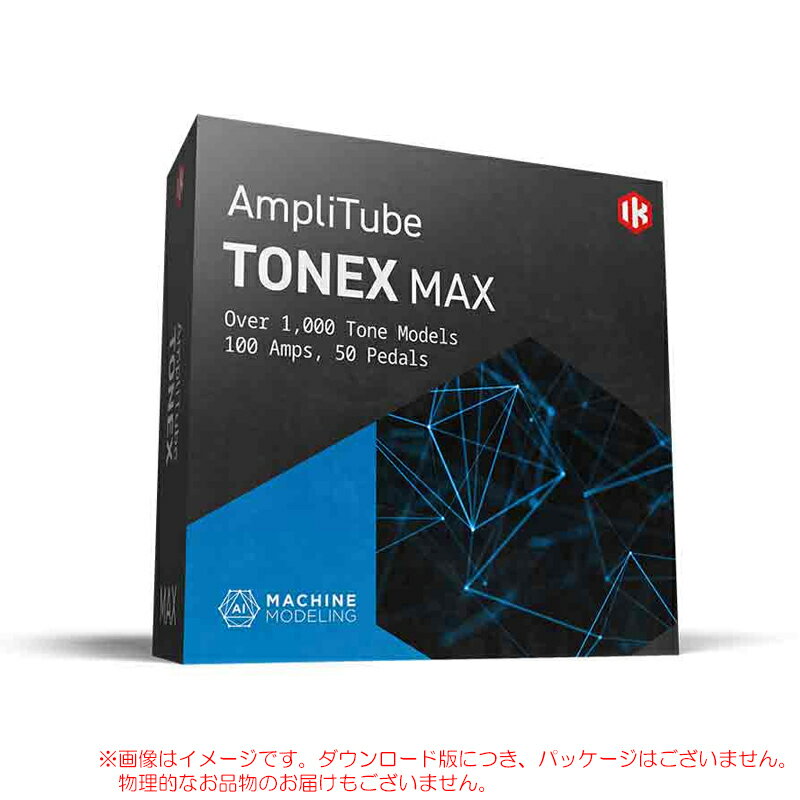 IK MULTIMEDIA TONEX Max ダウンロード版製品の納品のタイミングについて※代理店(フックアップ)でのシリアル発行に時間を要する場合がございます(翌日以降等)。また、土日や祝日は代理店は休業のため、特に木曜夕方以降〜金曜日...
