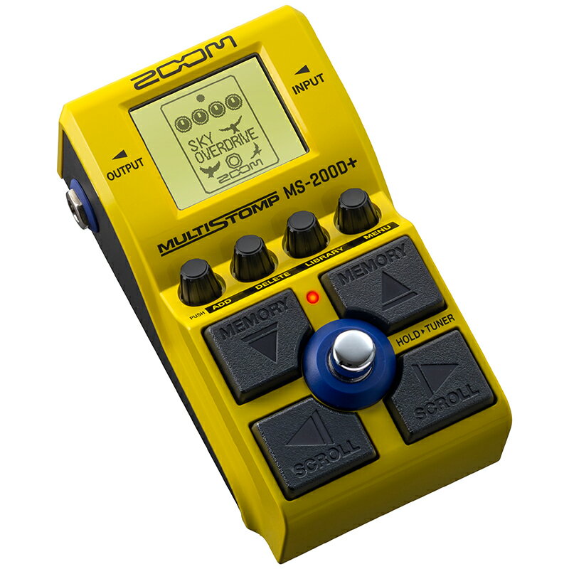 ZOOM MS-200D+ギターと魂を震わせる、200種類の歪み刻め、叫べ、かき鳴らせ！！　あなたのギターと魂を震わせる、200種類のドライブサウンド。奥底に秘められたエモーションを解き放つ、歪み専用マルチストンプの誕生です。主な特長・1台...