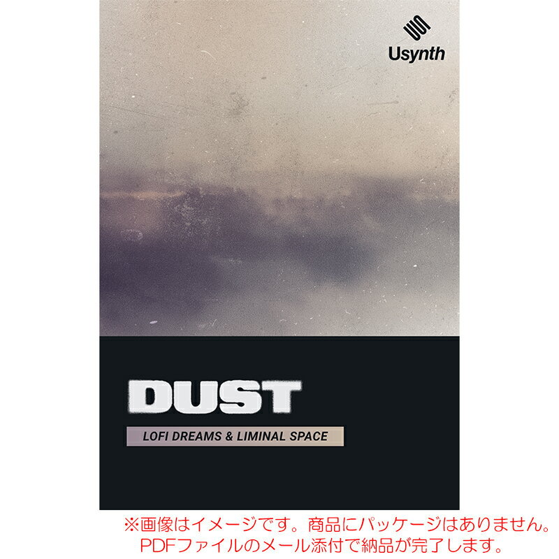 UJAM Usynth DUST ダウンロード版時を感じる、温かく味わい深いローファイ・サウンド　Usynth DUSTは、時間の経過を感じさせる「美しく埃をかぶった」音をテーマにした音源です。　アコースティック楽器やエレクトリック楽器を素...