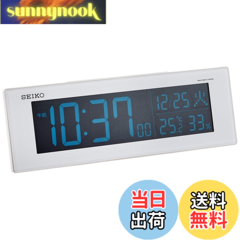商品情報商品の説明交流式デジタル目覚まし時計（カラーLED表示） 大ヒット「セイコーシリーズC3」のデザインはそのままに、お客様の声に応えて使いやすさを大幅にリニューアル！ 【改良のポイント】 ◆3段階の明るさ切替 輝度切替を従来の2段階か...