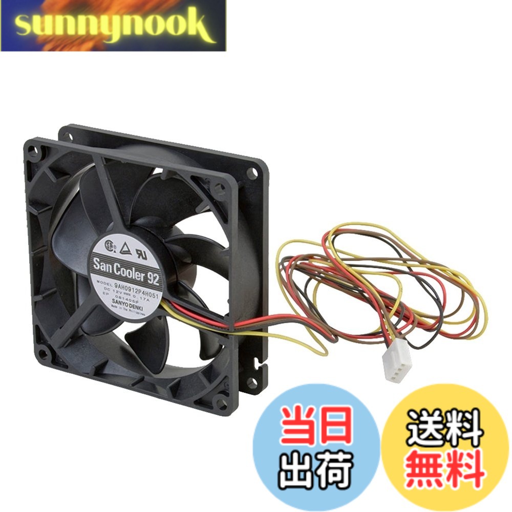 商品情報 商品の説明 ■ 山洋電機製 ■ 型番: F9-PWM ■ DCファン ■ リブ無し ■ ベアリング: 2ボールベアリング ■ サイズ: 92 x 92 x 25 mm ■ 回転数: 600~3,150rpm ■ 音圧レベル: 11...