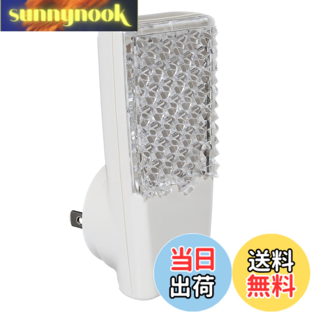 商品情報商品の説明商品紹介 ■定格電圧：AC100V ■定格周波数：50Hz/60Hz ■定格消費電力：0.3W ■光源：アンバー色LED ■全光束：1lm ■点灯開始照度：約5lx ■外形寸法(約)：幅52x高さ104x厚さ34(mm)(...