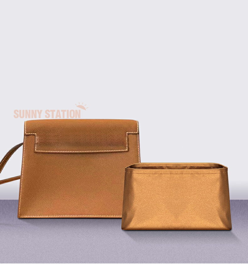 ブランド：PaBinご注意：この商品はエルメス Hermes Kelly Danse対応の互換商品です。バッグはただの参照物で、非売品です。高級シルクで作られて、滑らかな手触り、なるべく軽め、単体で自立できて、しっかりとした作りなので、バッ...