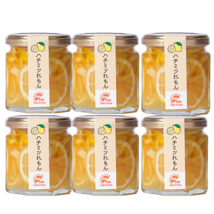 商品情報名称レモンはちみつ漬け原材料名レモン（アメリカ産）、砂糖、蜂蜜（国産）内容量200g×6個賞味期限製造日から365日（別途商品ラベルに記載）保存方法直射日光を避け、常温で保存してください。販売者株式会社サンサンフードクリエイト鹿児島...