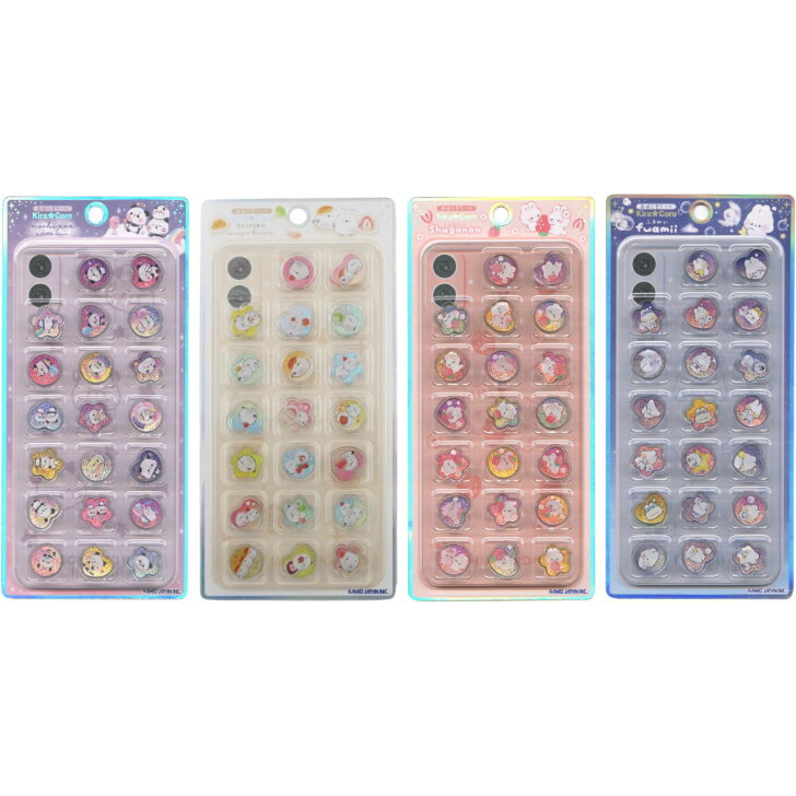 KIRACORO キラコロ おはじきシール もちもちぱんだ だいふくエナガ しゅがのん ふあみい カミオジャパン 正規品 KIRACORO キラコロ おはじきシール カミオジャパン 大好評おはじきシールの第二弾！丸・星・ハートのコロンとした...