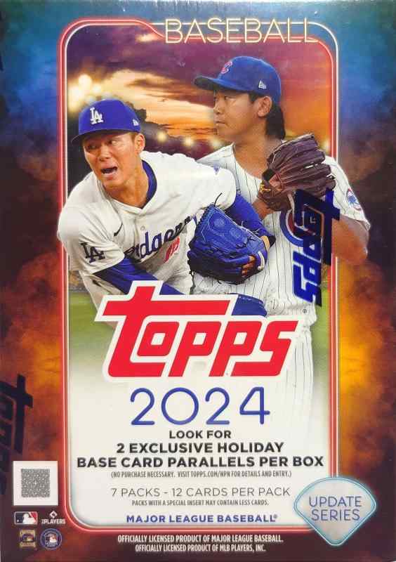 2024 Topps Baseball Update Series - Value Box トップス ベースボール アップデート バリューボックス [並行輸入品]1箱あたり7パック入っており、1パックに〈2024 Topps Basebal...