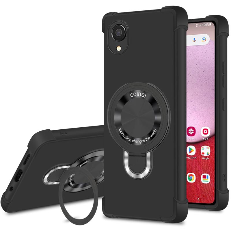 Galaxy A23 ケース MagSafe対応 リング付き スタンド機能 TPU SC-56C SCG18 カバー 多機能スタンド リング マグネット搭載 縦横両対応 隠し収納式 米軍MIL規格 耐衝撃 薄型 超軽量 全面保護 指紋なし ...