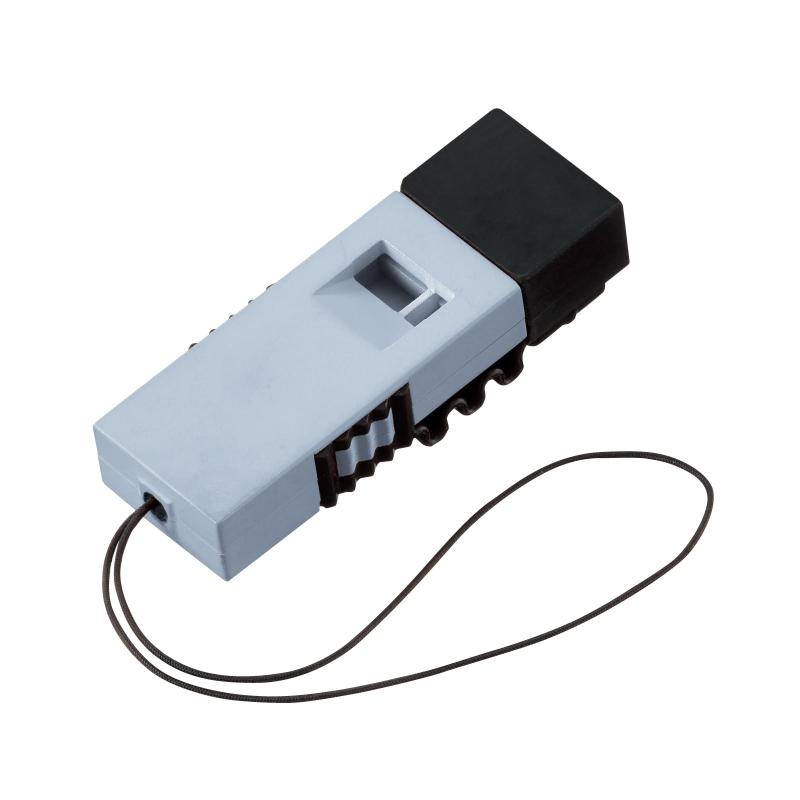 コクヨ 防災 防犯 救助笛 ツインウェーブ ブルーグレー AMDRK-WS1-1人の耳に聞こえやすい2種類の音を同時に発生ネックストラップに取り付けられる防災・防犯用救助笛【対応ネックストラップサイズ】 直径3から6mm、幅10から15mm...