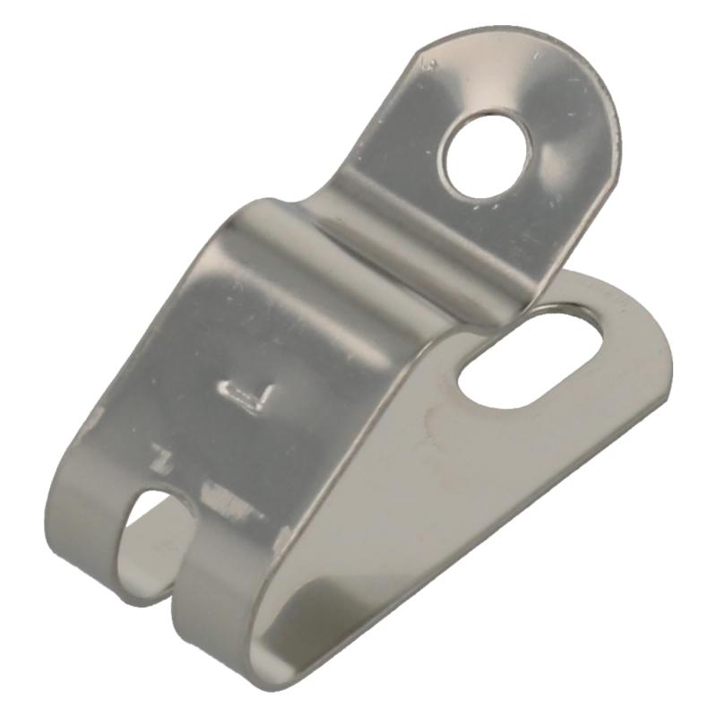 ステン片サドルPRO（徳用100本入り）L Fケーブル・同軸ケーブル用 Φ8×2本VVFケーブル用タイプです。ステップルでは作業がしづらい硬い壁面やコーナー部分、外壁への確実な配線固定に最適。ビス1本でスピーディーな施工を実現します。適合径...