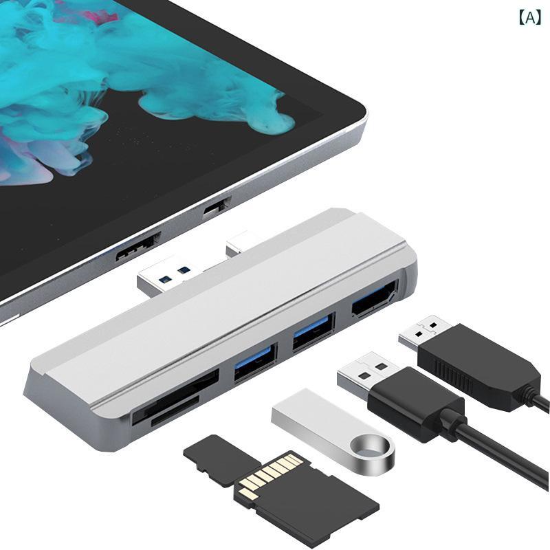 ・伝送速度: 5Gbps・外付け電源: 不要・インターフェース数: 五合一銀色、五合一黒色・インターフェース: USB 3.1・分岐コネクタ数: 一拖六